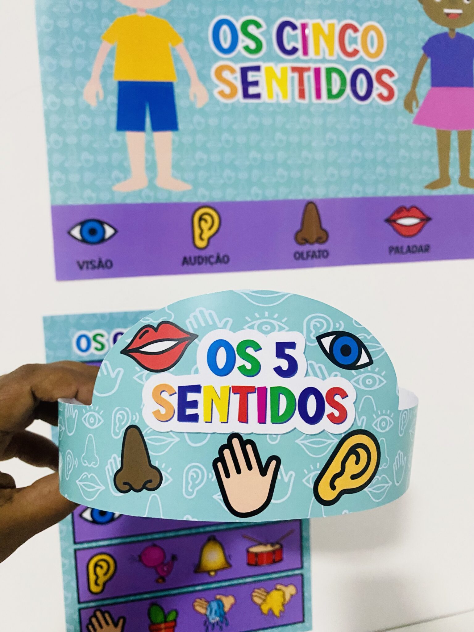 Kit os 5 sentidos – Abc da Scarlett – Materiais pedagógicos Digital